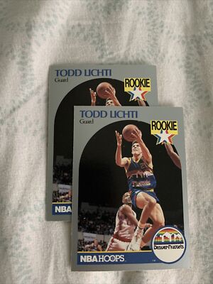 1990 NBA Hoops Basketball Card Lot #98 - Todd Lichti X2 (Rookie) A1739 ...