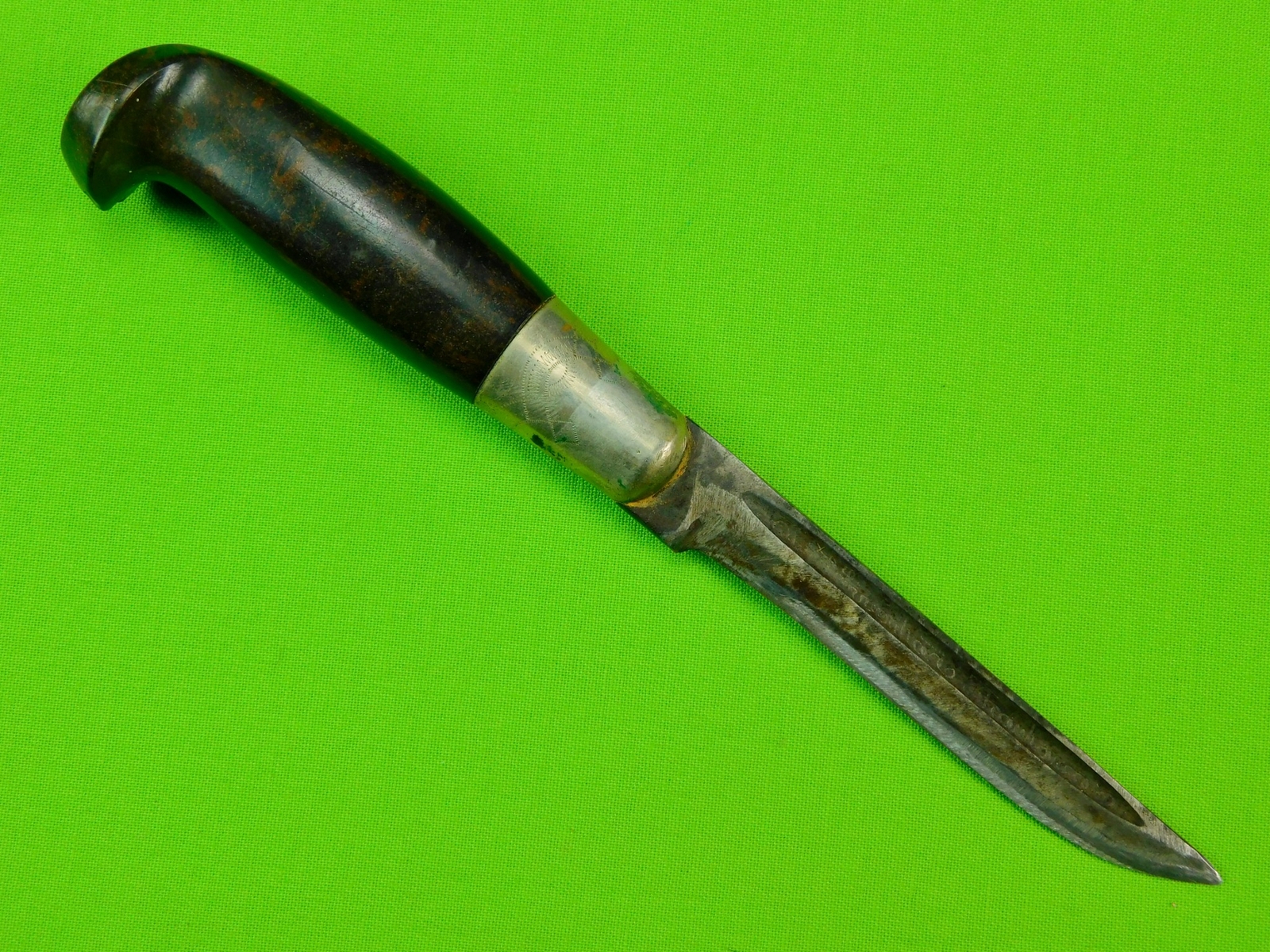 Antique Old Iisakki Jarvenpaa Kauhava Finland Finnish Hunting Knife w ...