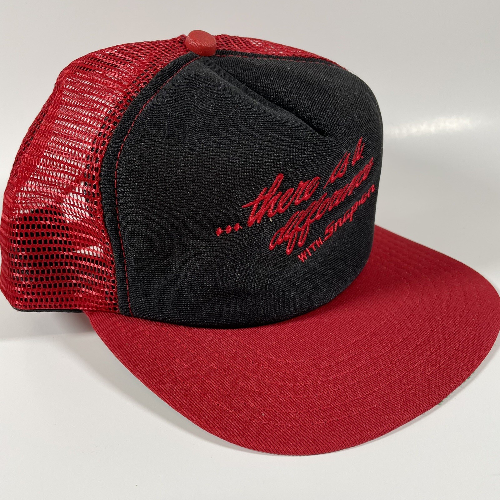 Vintage Snap-On Tools There Is A Difference Mesh SnapBack Truckers New ...
