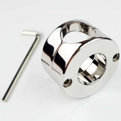 Stainless Steel Testicle Ball Stretcher Ball Scrotum Male Restraint ...