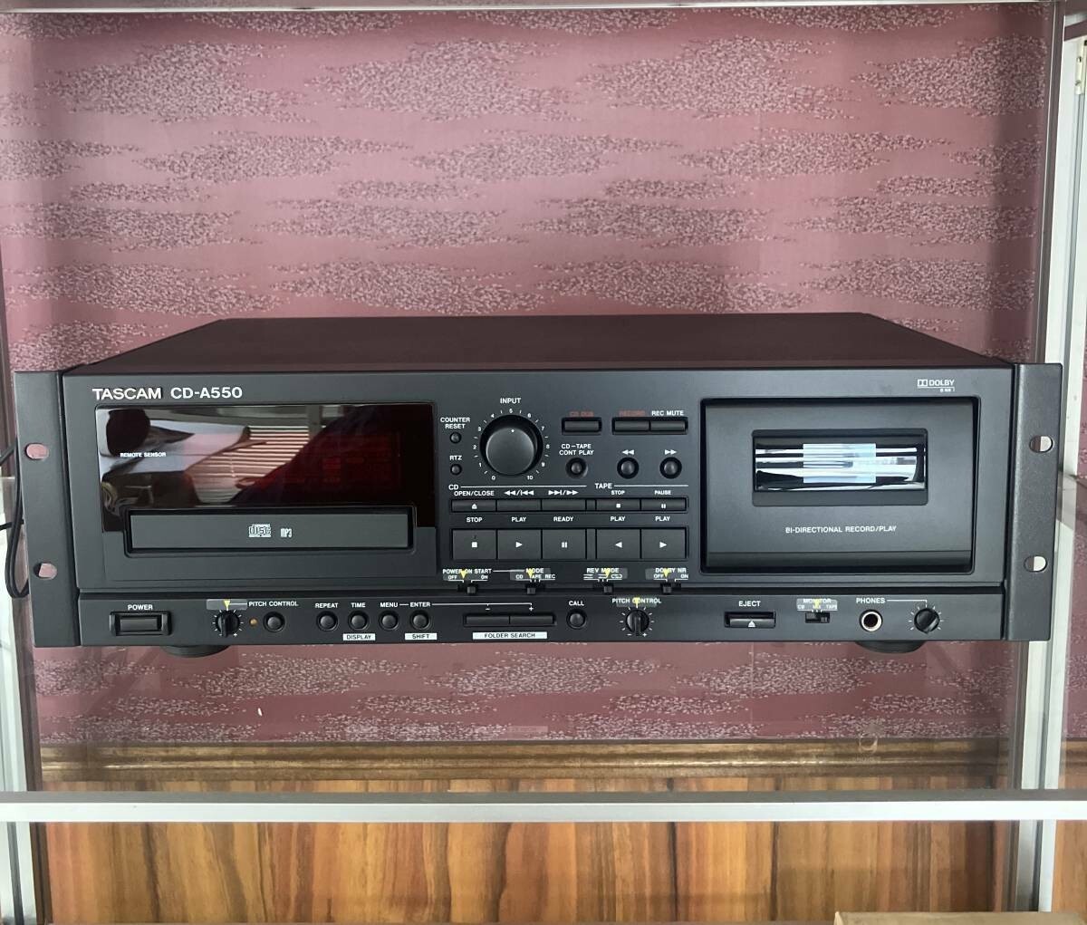 Tascam CD-A550 CD/Cassette Player Recorder Confirmed Operation Free ...