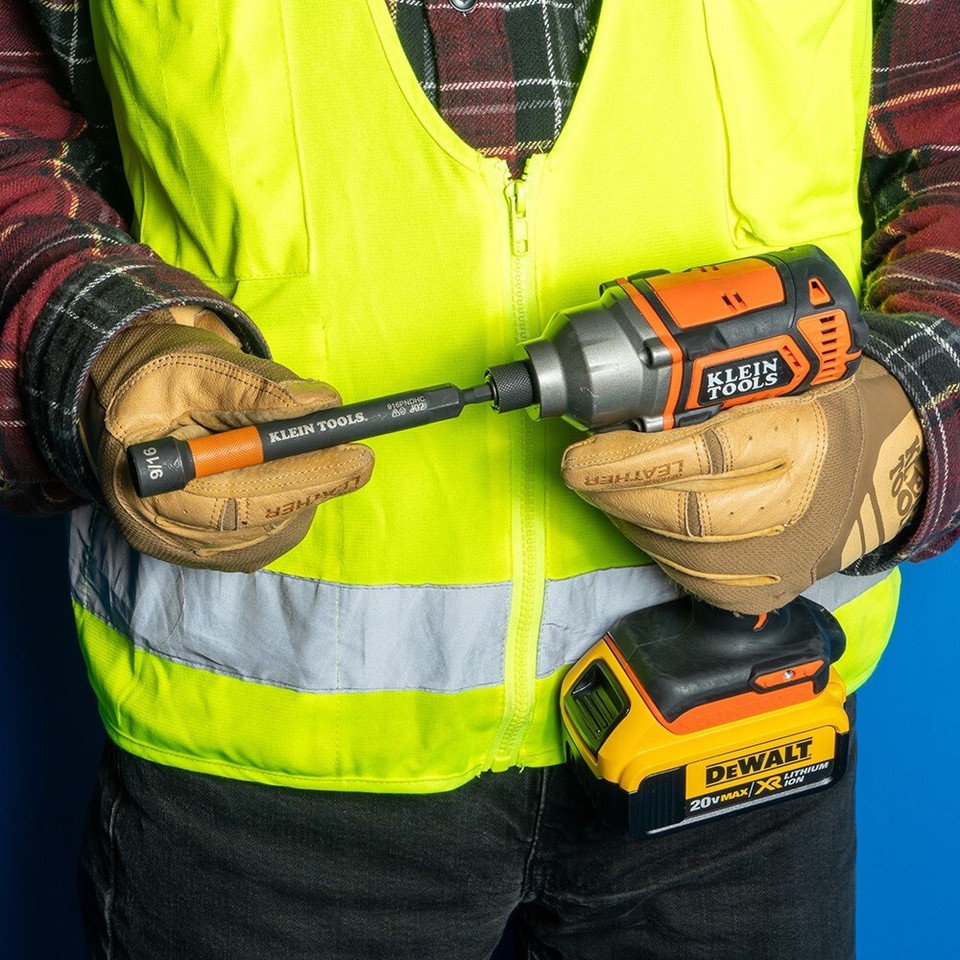 Klein Tools 32930 Magnetic Color-Coded Power Nut Setters Set, 6 Pc. | eBay