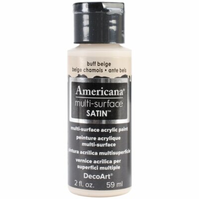 Americana Multi-Surface Satin Acrylic Paint 2oz - Buff Beige* | eBay ...