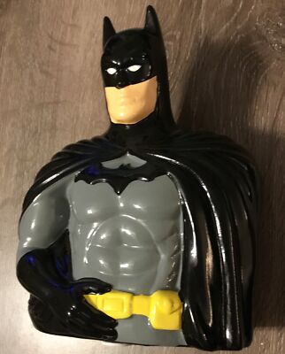 FAB Starpoint Ceramic DC Comics BATMAN Bust Coin Piggy BANK. 19 | eBay