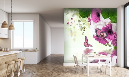 3D Butterfly Petals O0 Animal Wallpaper Wall Murals Removable Wallpaper ...