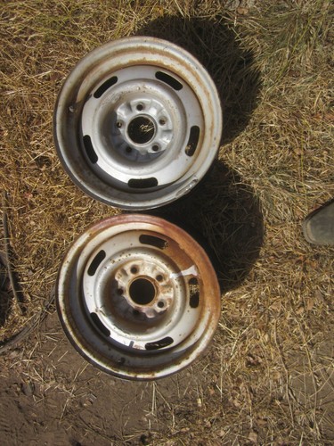 MONTE CARLO CORVETTE CHEVELLE NOVA SS (2) 15X7 RALLY WHEELS OEM PAIR | eBay