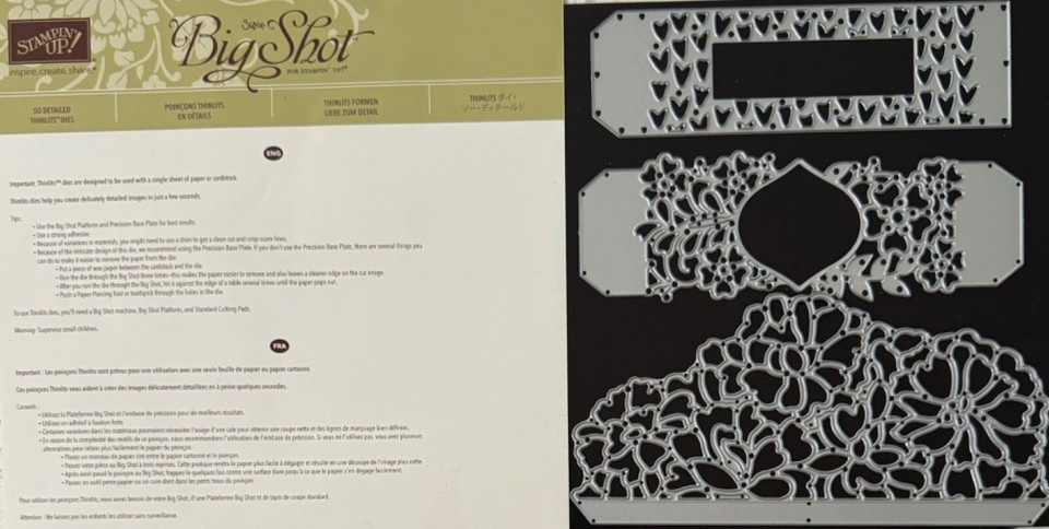 STAMPIN’ CUT & EMBOSS - ASSORTED DIES & FRAMELITS | eBay