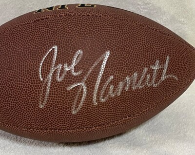 Joe Namath Signed Autographed Football w/ COA Hall of Fame HOF 2010 NY ...