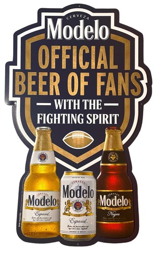 Modelo Cerveza Beer Football Tin Tacker Sign | 24" x 15" | New & Free ...