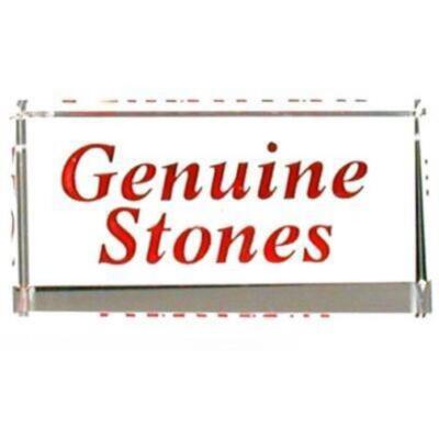 Genuine Stones Jewelry Showcase Counter Crystal Sign | eBay