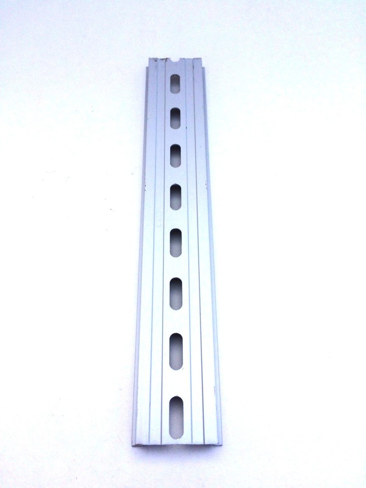 20 Pieces DIN Rail Slotted Aluminum RoHS 8 in. long 35mm 7.5mm 13.33 ft ...