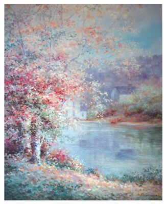 Rowenna Dodge Anderson Landscape "REFLECTIONS" Hand-Signed 21x26 Image ...