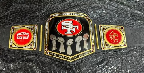 Custom San Francisco SF 49ers Championship Belt 2mm Brass Adult Size | eBay