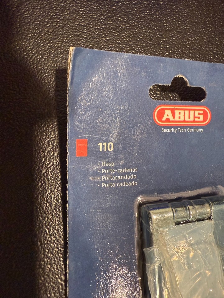 5 of the Abus 110/230 Concealed Hinge Pin Hasp, Fixed, Chrome | eBay