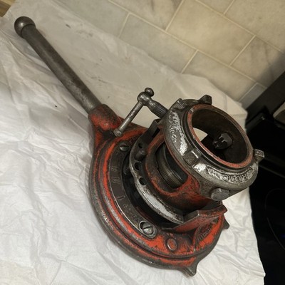 RIDGID NO. 65-RA RIGID 1" TO 2" PIPE THREADER with 8 inch pipe Good ...