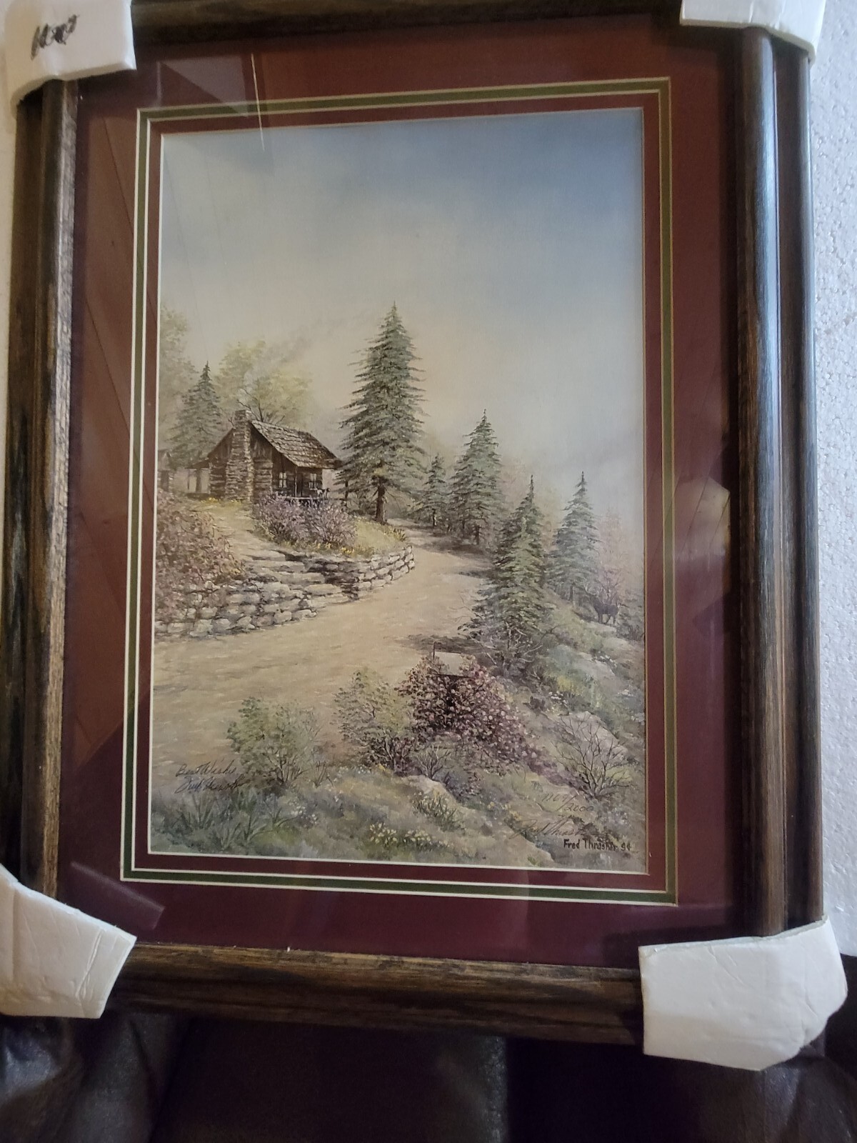 Rocky Mountain 1994 Print by Fred Thrasher Artist Signed and numbered ...