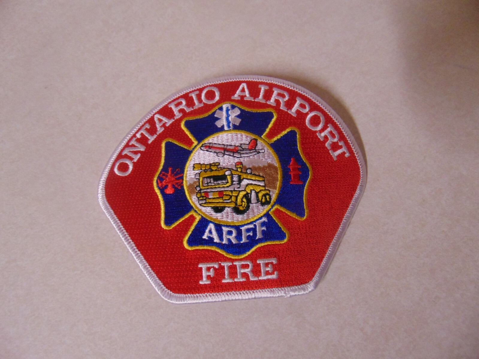 PATCH FIRE AND RESCUE FIRE DEPARTMENT ONTARIO AIRPORT ARFF | eBay