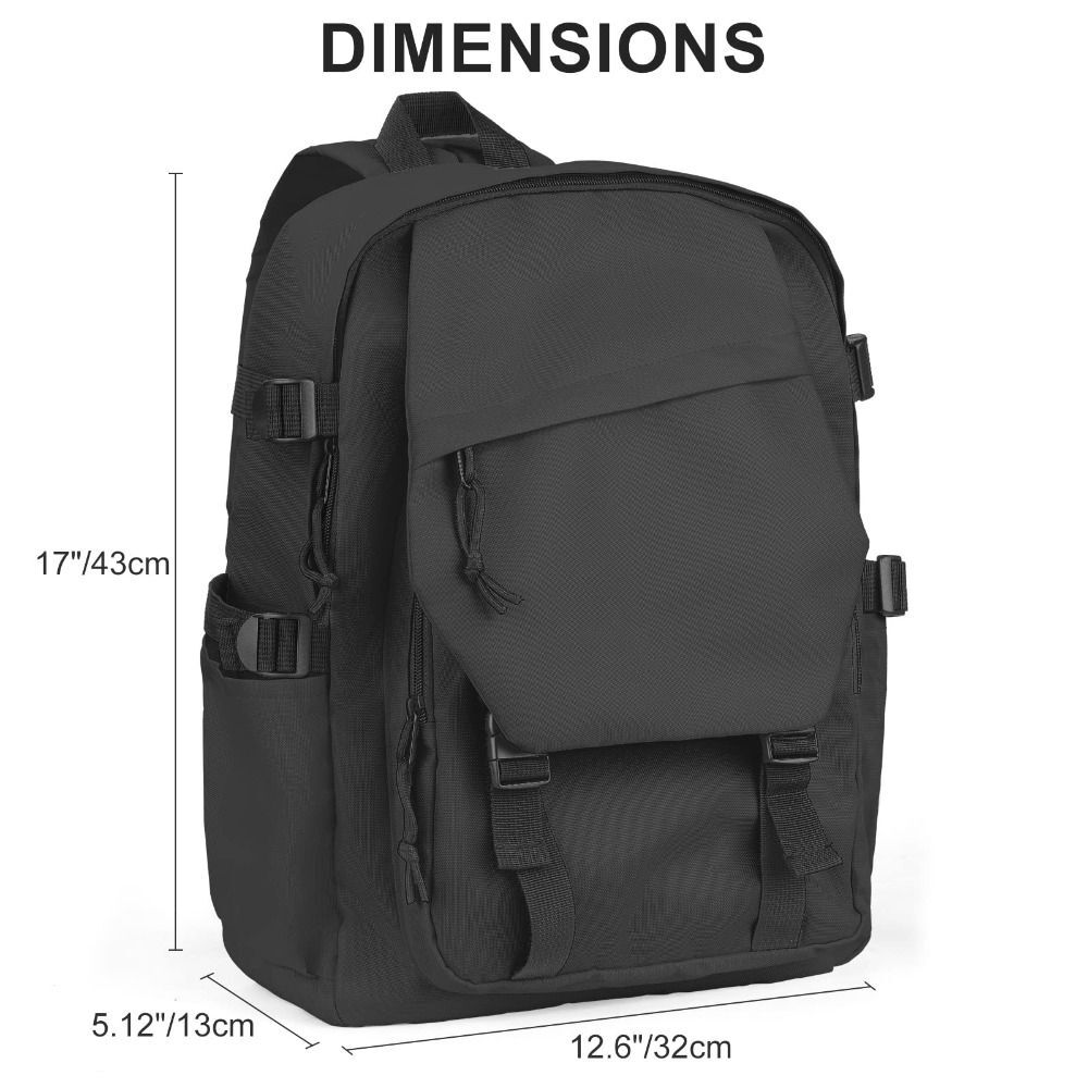 Fashion Lightweight Backpack Bottle Side Pocket Travel Rucksack | eBay