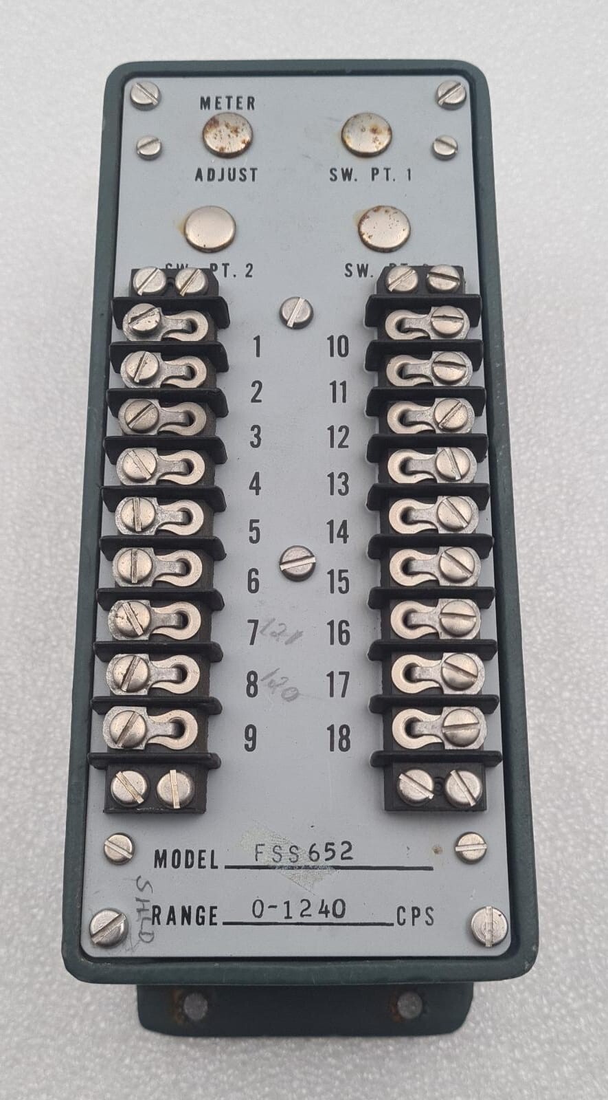 AIRPAX FSS 652 TACH-PAK SWITCHING TACHOMETER 0-1240 CPS 080-115-0121 | eBay