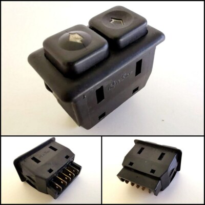 BMW E30 E24 E28 Power Window Switch AnSor 5 Prong Pin | eBay