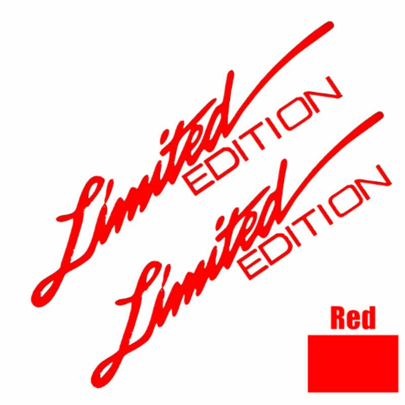 Limited Edition Car Sticker