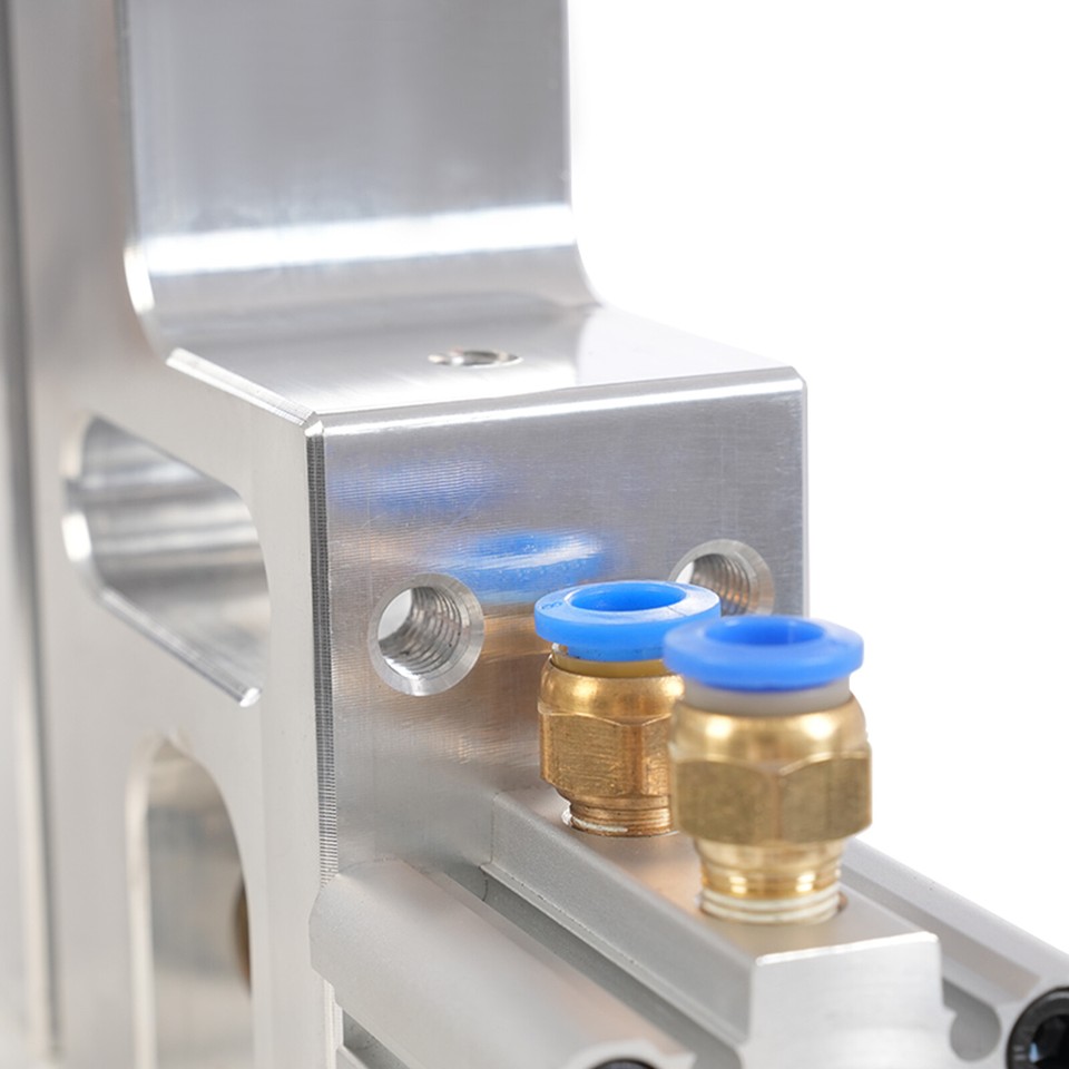 Round Hole Pneumatic Puncher Plastic PP Bag Punching Machine 120 times ...