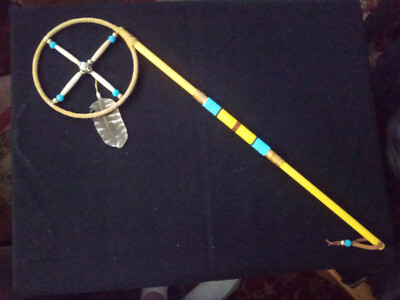 Native American Coup Stick made by Robert Crying Red Bear | eBay