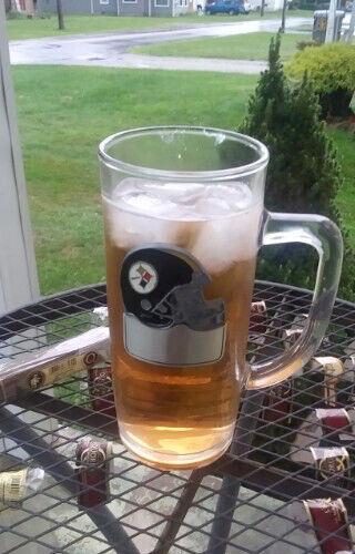 New! NFL football PITTSBURGH STEELERS BEER MUG w/ 3D Helmet Drinking ...