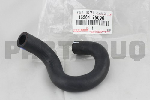 1626475090 Genuine Toyota HOSE, WATER BY-PASS, NO.2 16264-75090 | eBay