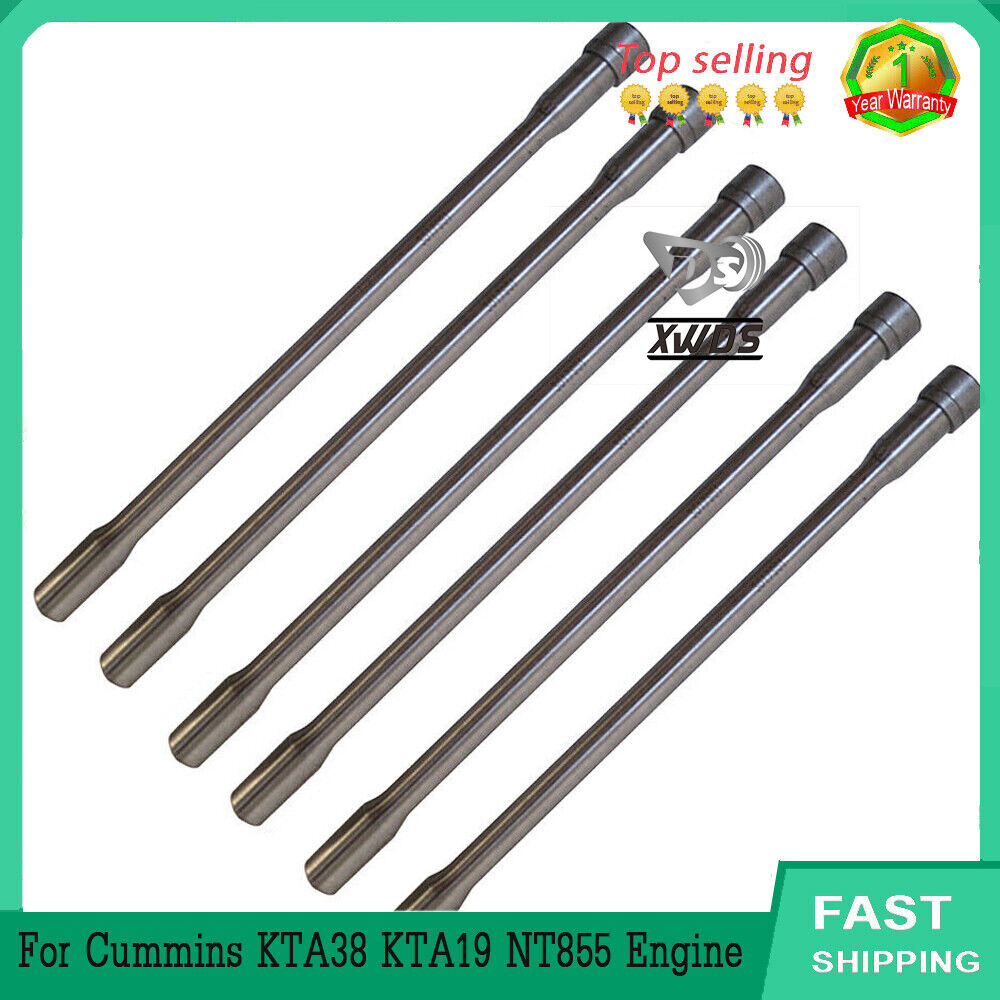 6 PCS 3017961 206234 Injector Push Rod For Cummins KTA38 KTA19 NT855 ...