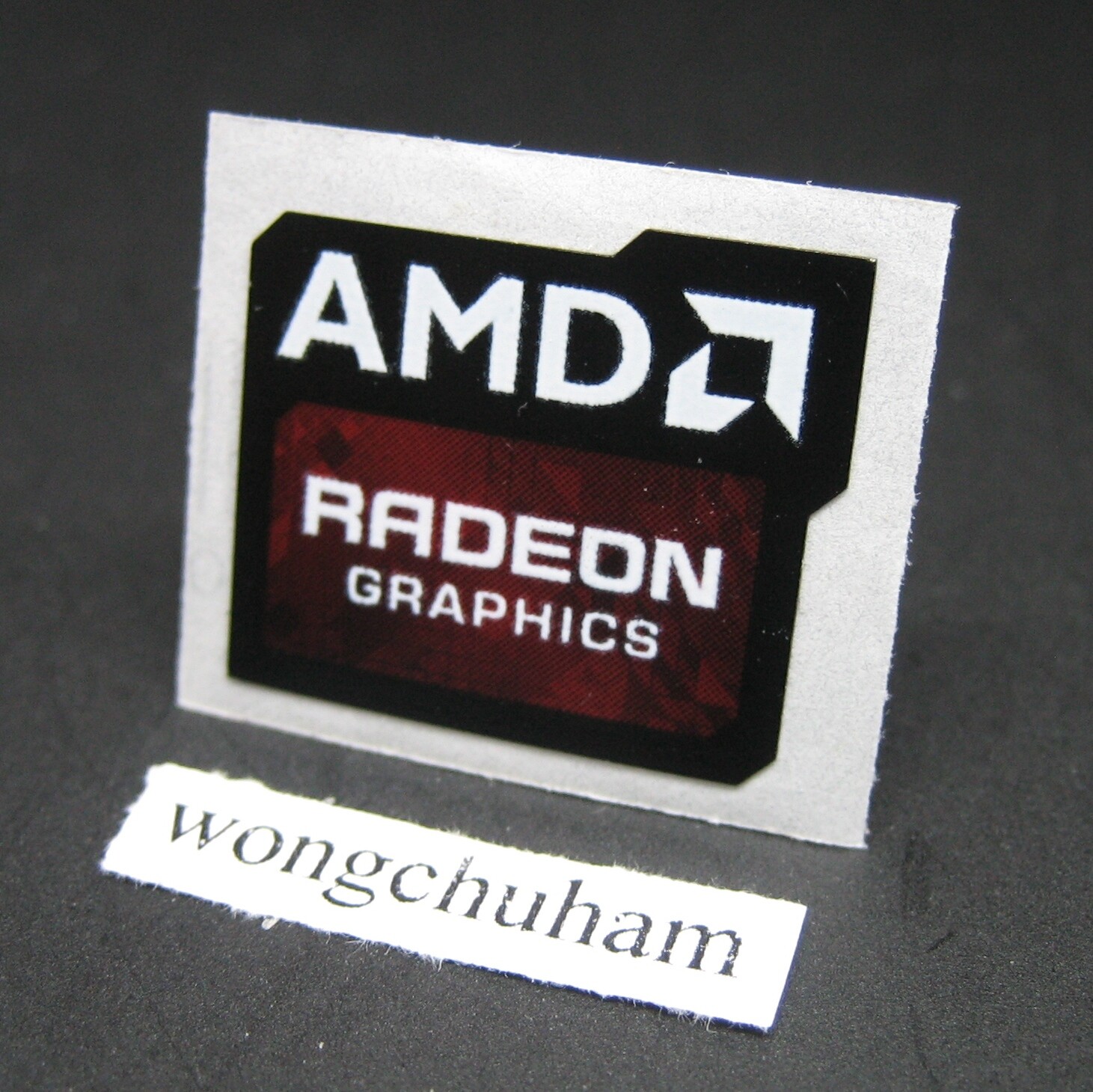 PC Notebook Sticker - AMD Radeon Graphics Sticker 17mm x 20mm ...