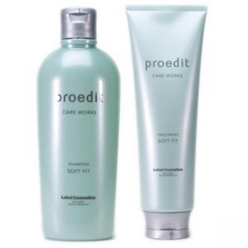 LebeL Proedit care works Soft Fit Shampoo 300ml & Treatment 250ml Set ...
