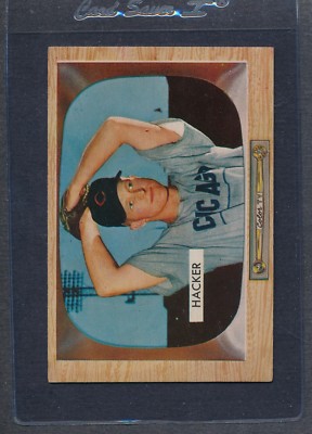 1955 Bowman #008 Warren Hacker Cubs VG/EX *1145 | eBay