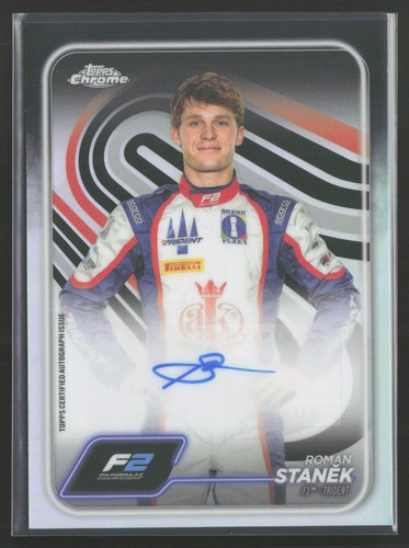 2024 TOPPS CHROME F1 ROMAN STANEK AUTO AUTOGRAPH REFRACTOR | eBay