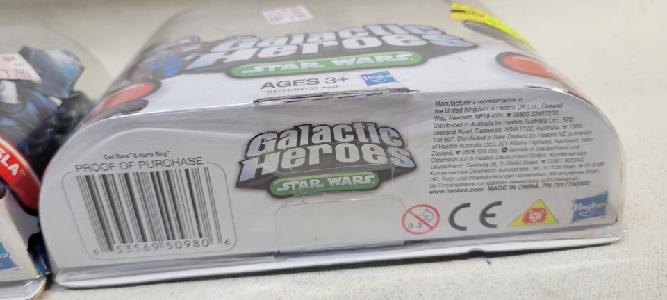 2007-10 Hasbro Star Wars Galactic Heroes Collection of 4-2 packs-The ...