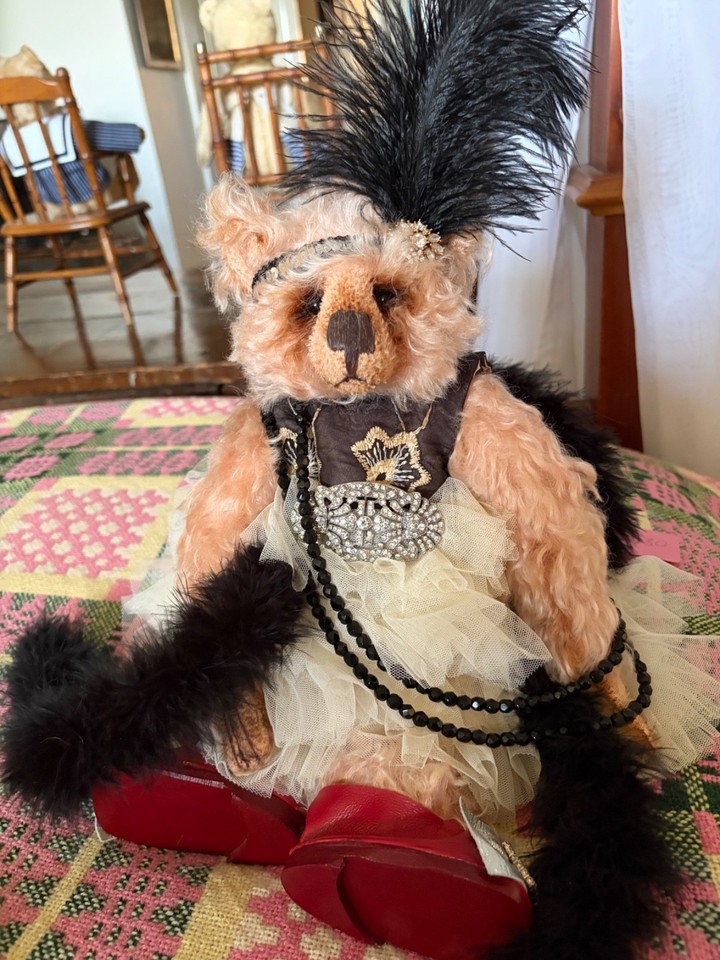 Samantha Jane Bears Ruby Tuesday 15 inches, Apricot. Red Shoes.1/1 ...