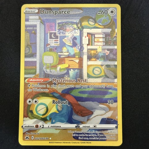 Dunsparce GG23/GG70 Crown Zenith NM Pokemon Card | eBay