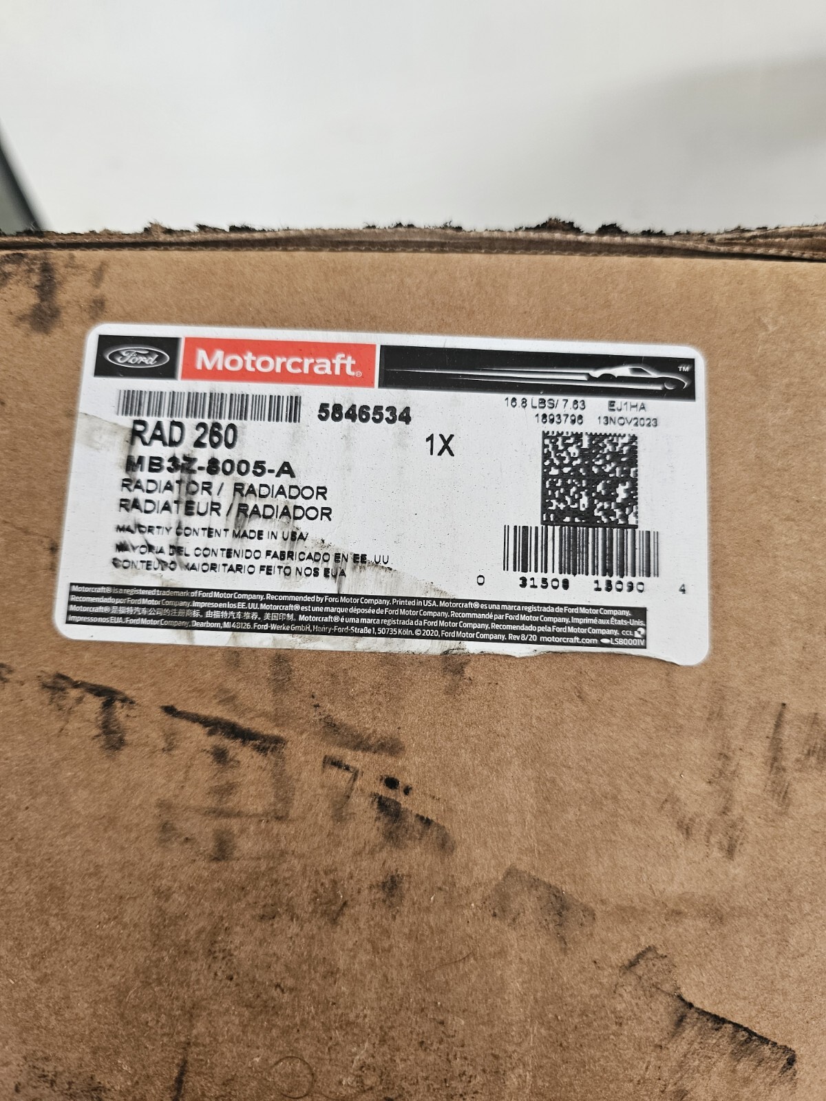 Genuine Ford Radiator MB3Z-8005-A for sale online | eBay