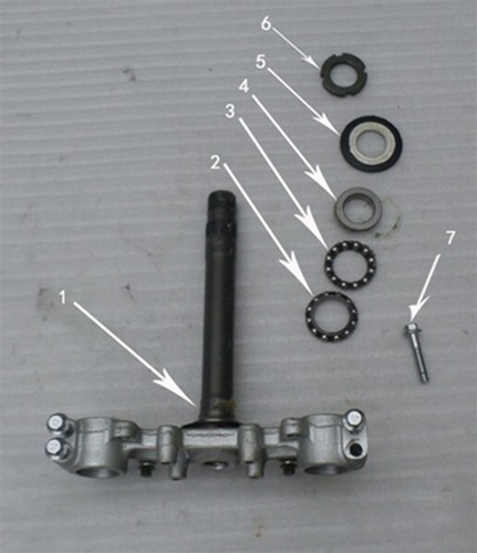 Hawk 250 Steering stem (Please see #1 for image) | eBay