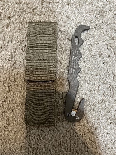 Ontario USA Model 4 499 P N 1450 Strap Cutter Rescue Hook & Coyote ...