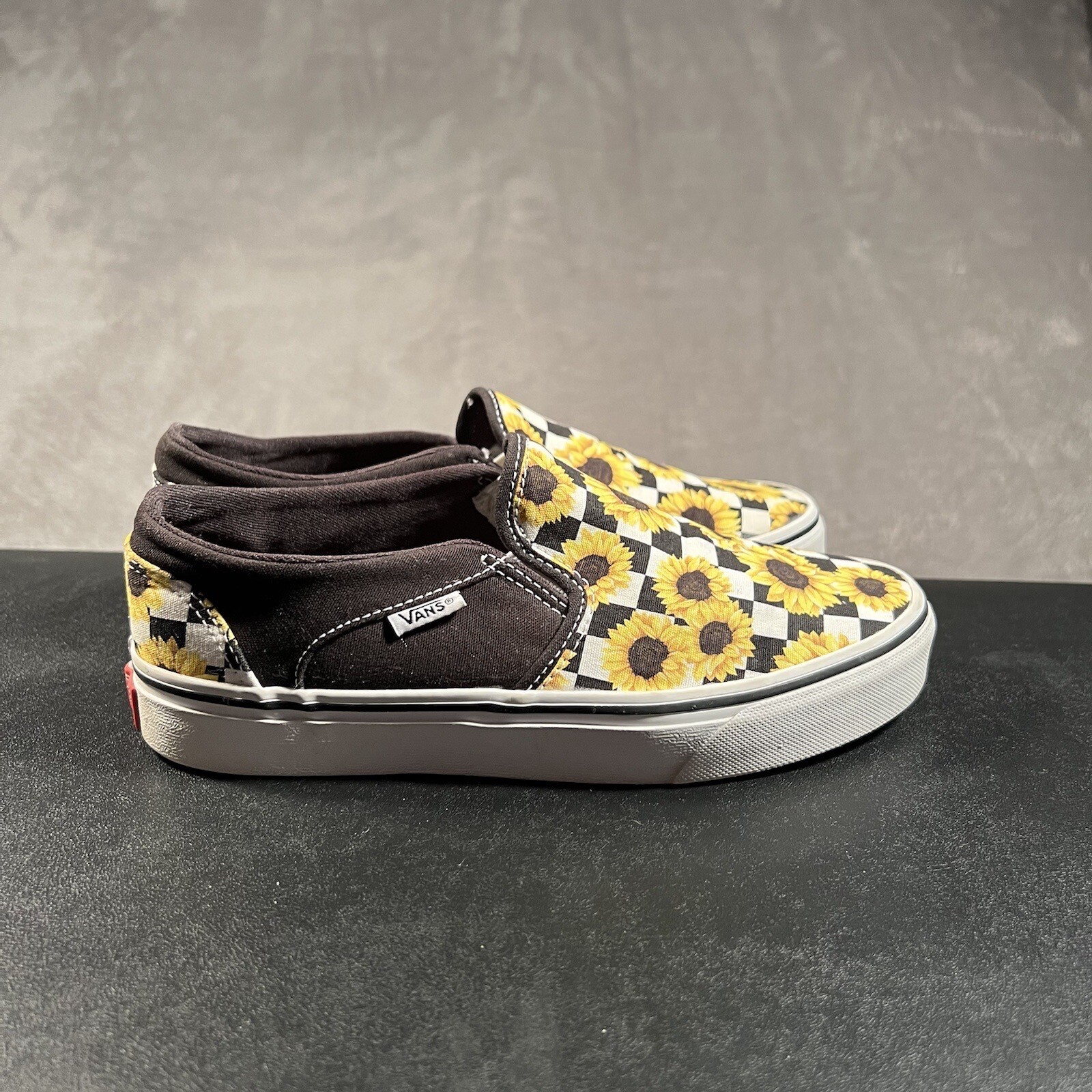 VANS Classic Slip-On Sunflower Shoes Women's 7 Multic… - Gem