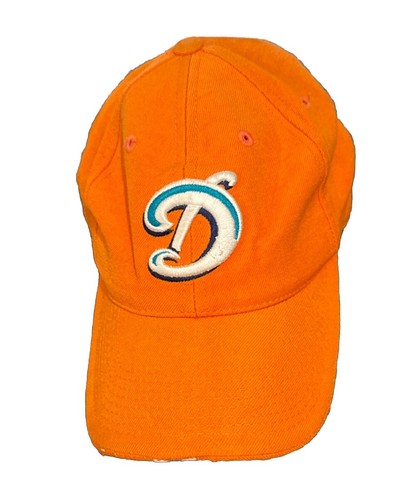 Nike Vintage Miami Dolphins Fitted Orange NFL Adult Football Cap Hat ...