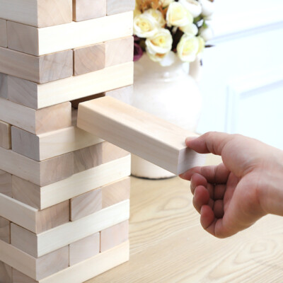 54cmH GIANT Wooden JENGA Family Fun Game- Blocks Building Childrens ...
