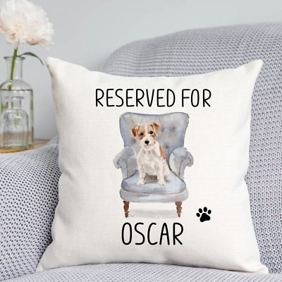 Personalised Reserved For Jack Russell Cushion | eBay UK