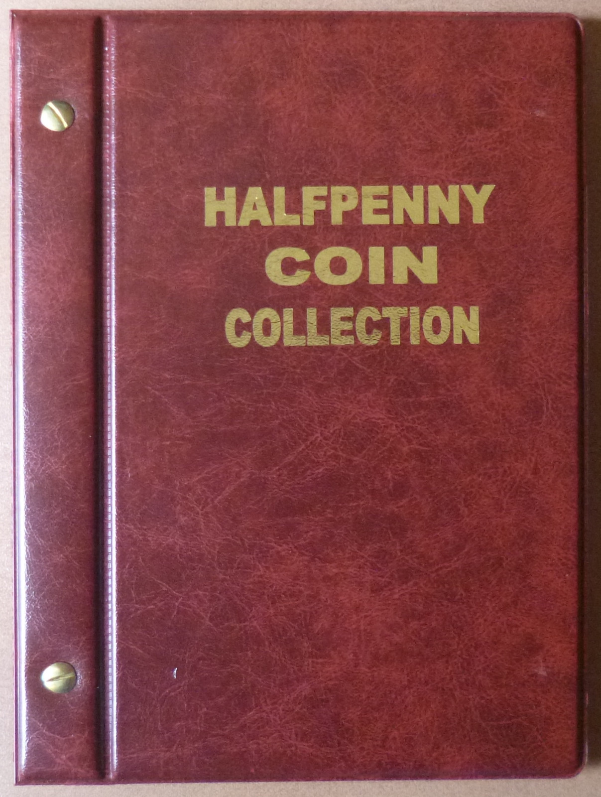 VST AUSTRALIAN HALF PENNY ½d COIN ALBUM 1910 to 1964 with DATES ...
