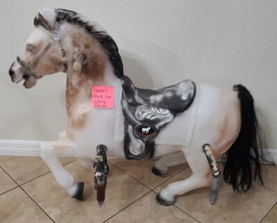 Vintage Wind Dancer Spring Rocking Bounce Ride Horse Blow Mold Parts Or ...