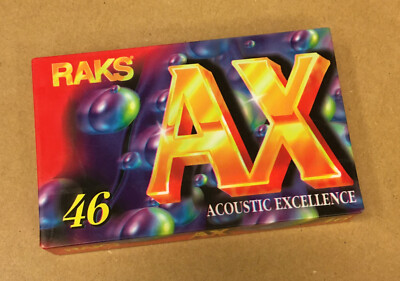 RAKS AX 46 TYPE I AUDIO CASSETTE NEW SEALED | eBay