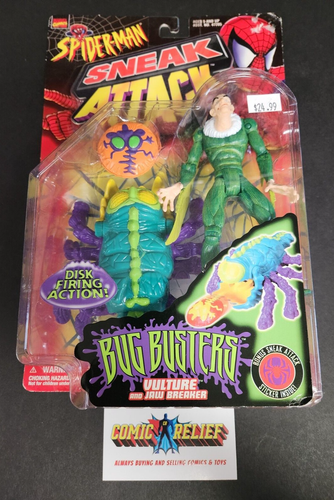 Toy Biz 1998 Spider-Man Sneak Attack Bug Busters Vulture MIB | eBay