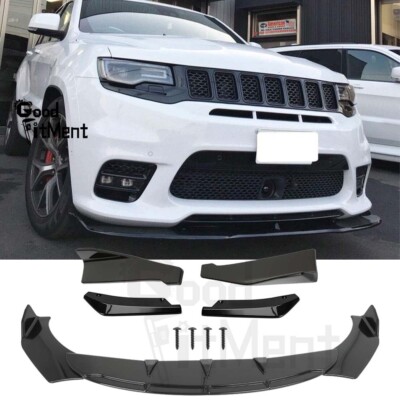 Front Rear Bumper Lip + Side Skirt Splitter Body Kit For Jeep Compass ...