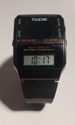 Ultmost Talking Wrist Watch with Alarm Stainless Steel Back | eBay